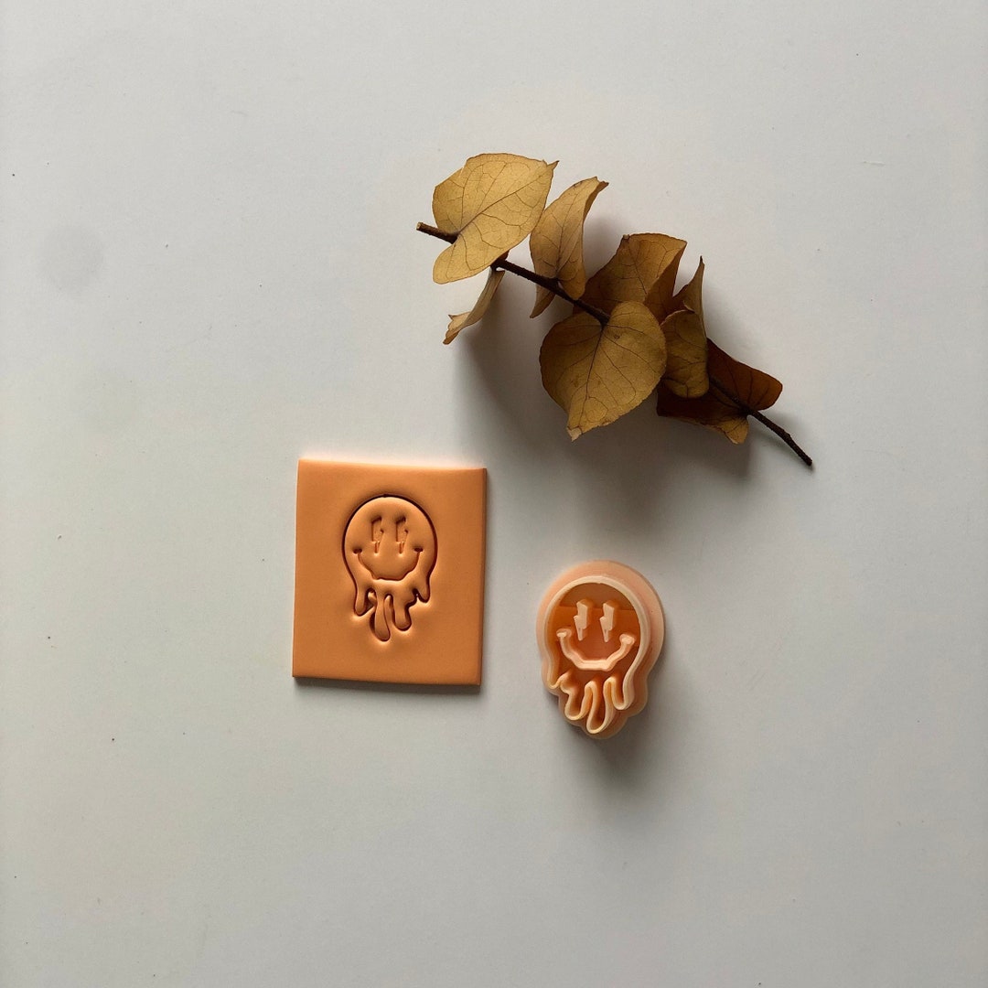 Melting Smiley Face - Polymer Clay Cutter / Jewellery Tools / Earring ...