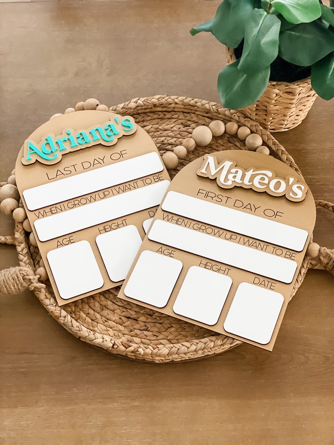 First Day of School Sign, Preschool Sign, Kinder Sign, Milestone Sign ...