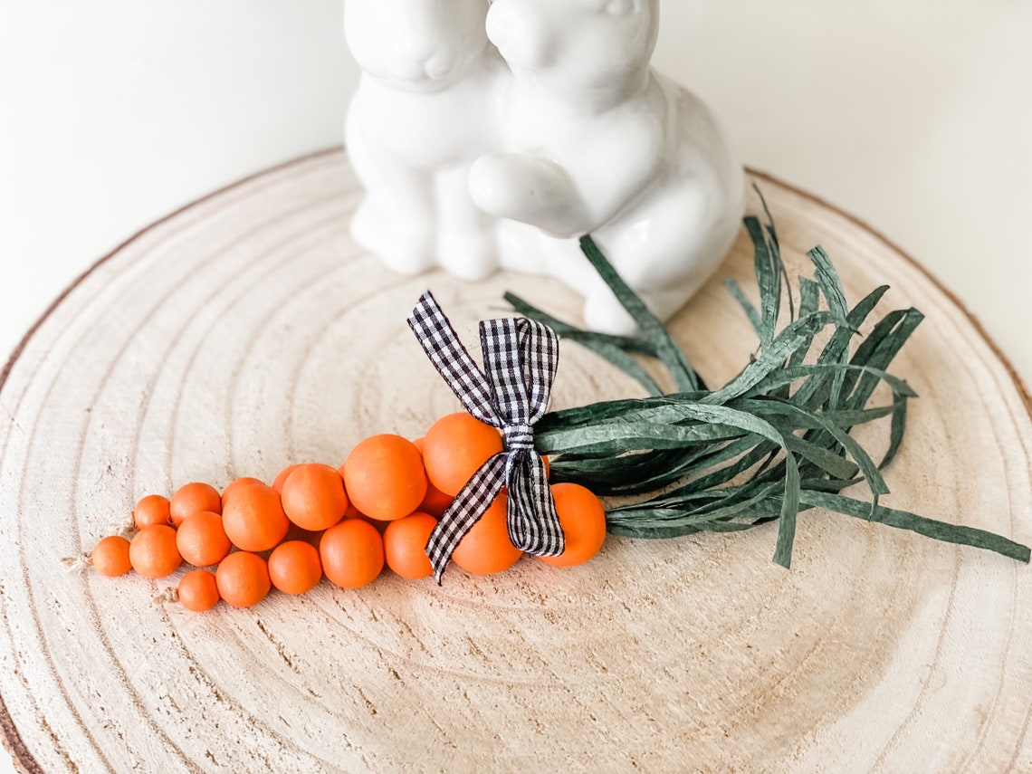 Carrot Easter Decor, Farmhouse Easter Decor, Easter Tier Tray Decor ...