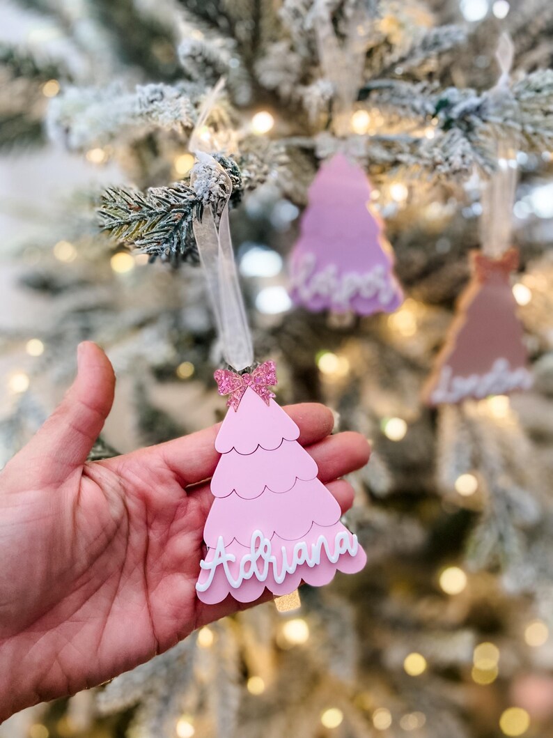 Girly Christmas Tree Ornaments, Ornaments for Girls, Ornaments for ...