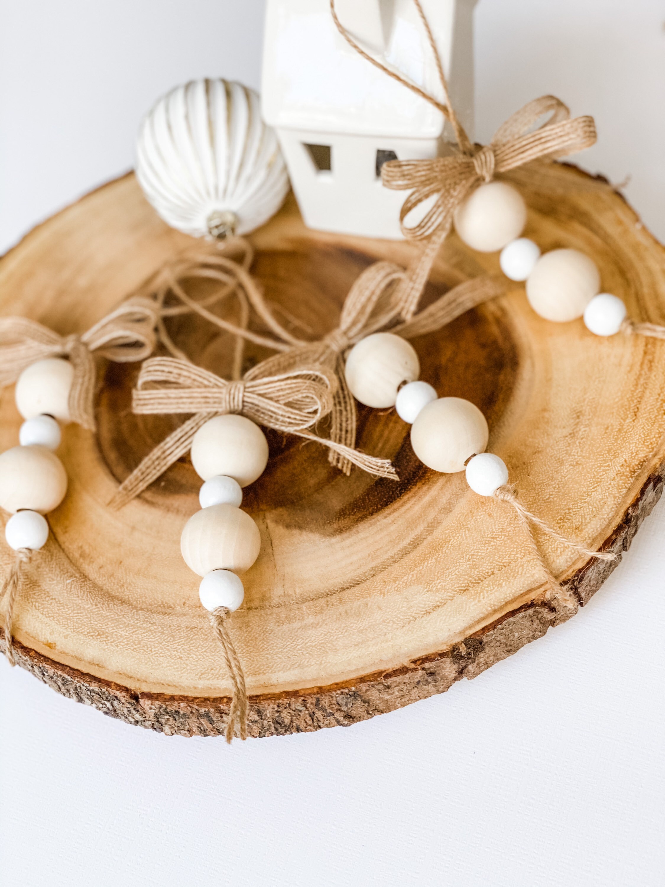 Set of 5 Boho Christmas Ornaments Modern Farmhouse - Etsy