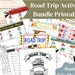 Road Trip Activity Bundle Printable, License Plate Game Printable, Car ...