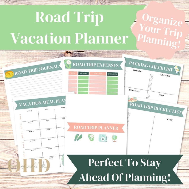 Grab Your Road Trip Planner Printable Perfect for Organizing Your ...