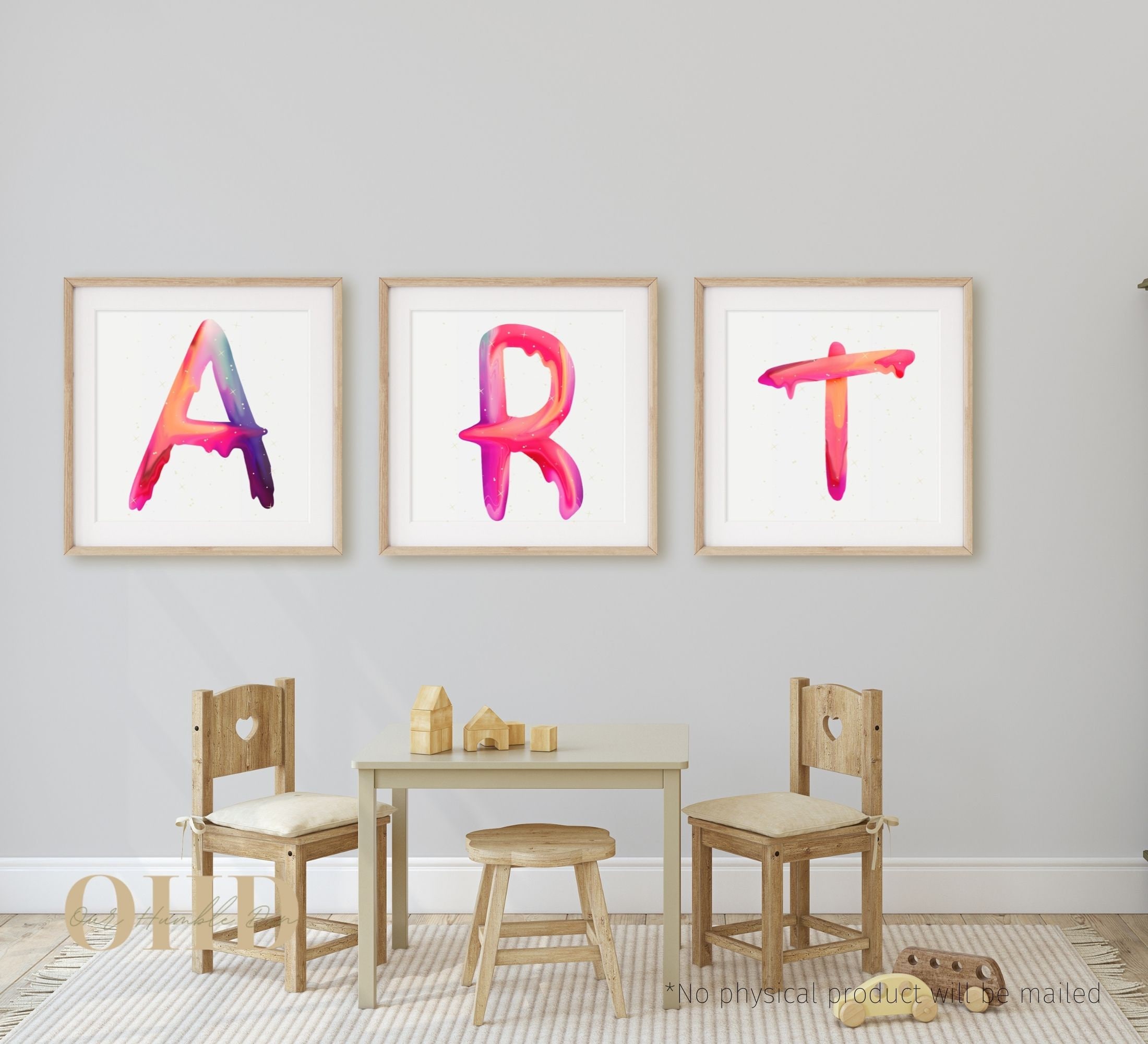 Set of 3 Art Room Printable, Homeschool Wall Art, Classroom Printable ...