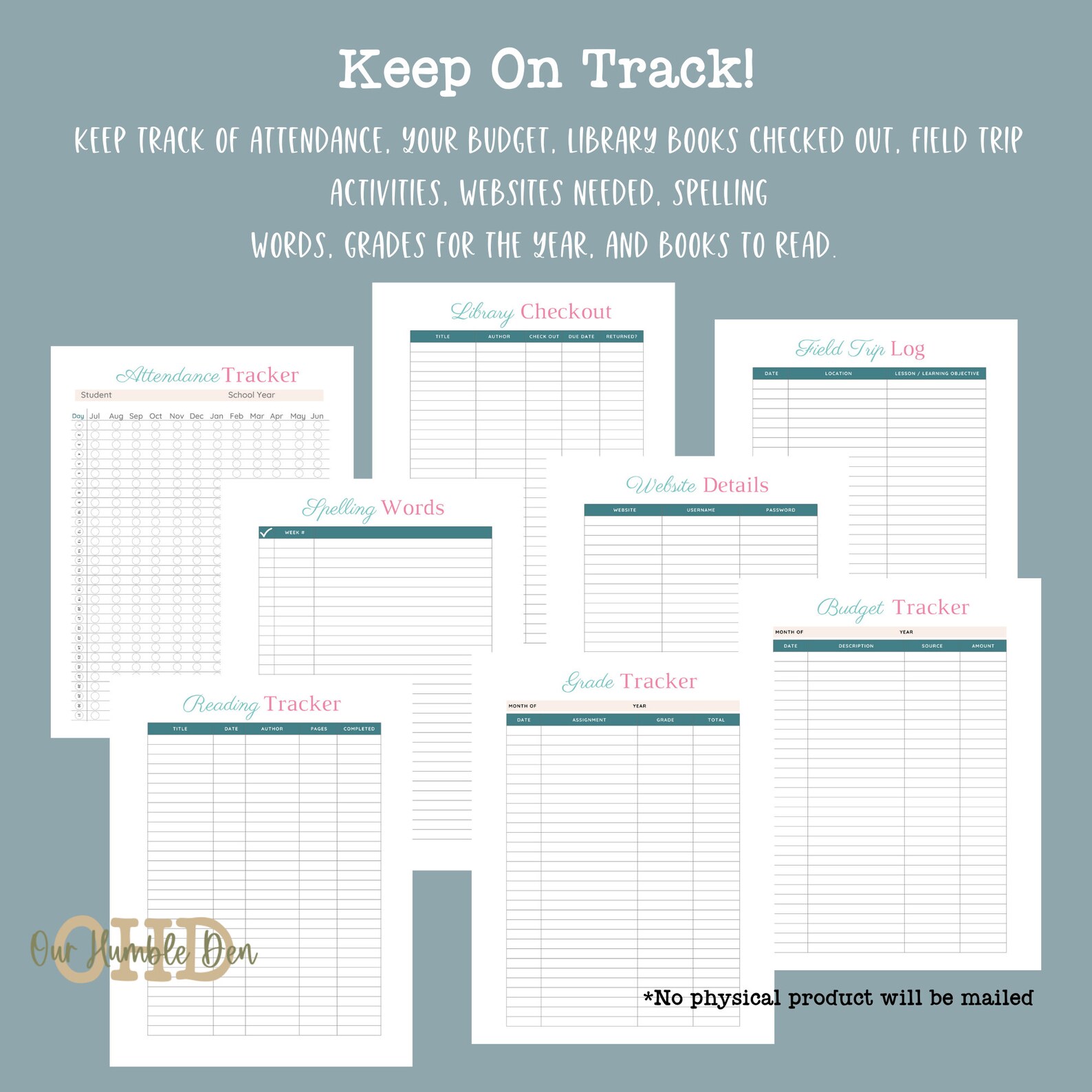 2022-2023 Homeschool Planner Printable Homeschool Printable - Etsy