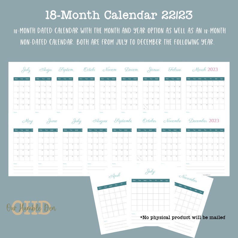 2022-2023 Homeschool Planner Printable Homeschool Printable - Etsy