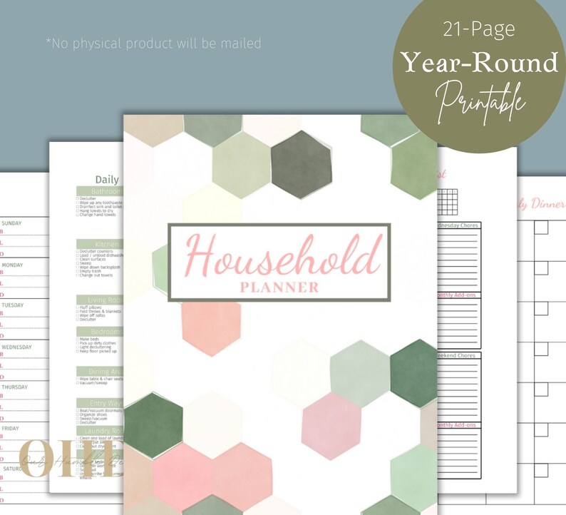 Home Organisation Planer Printables, Haushaltsmappe (Digitaler Download ...