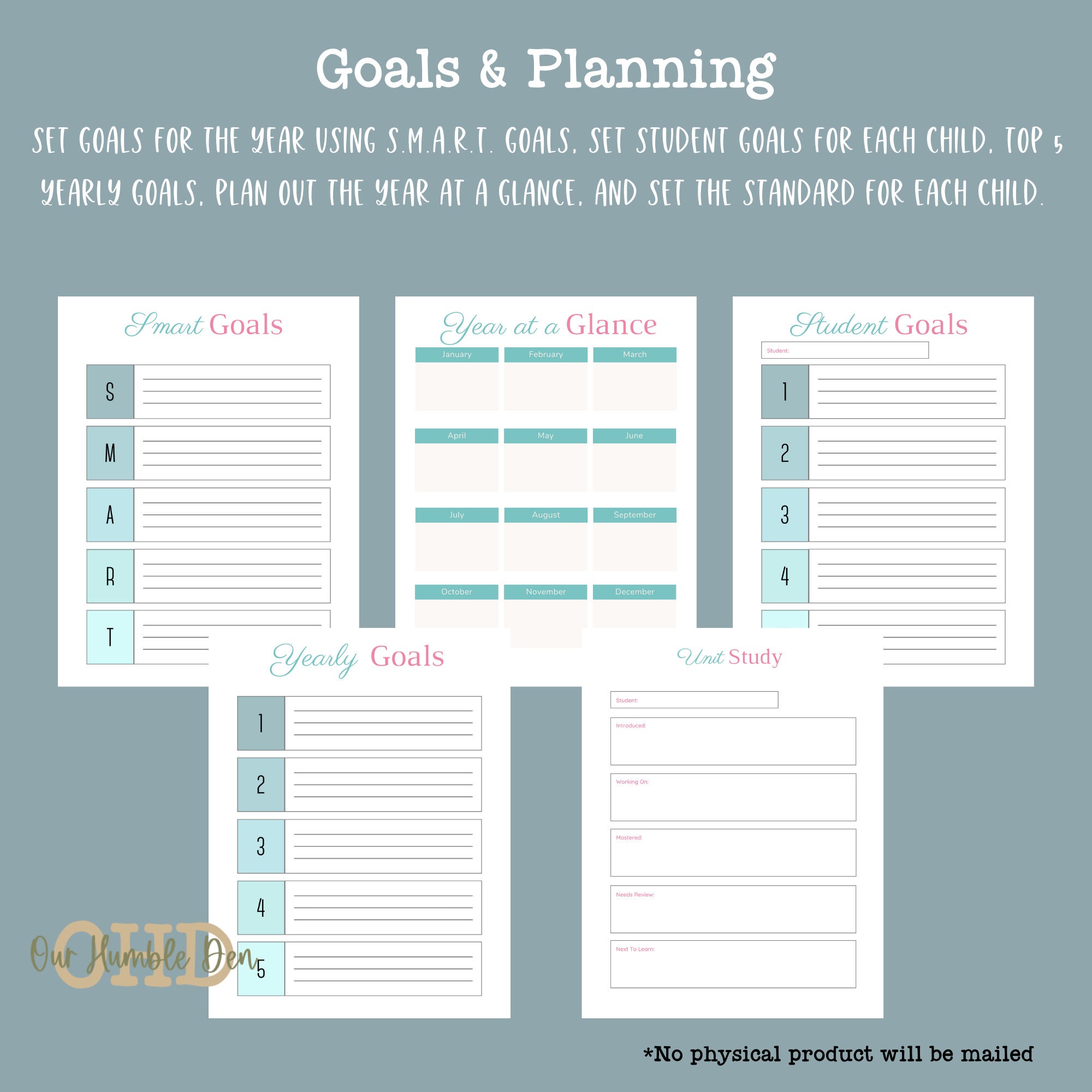 2022-2023 Homeschool Planner Printable Homeschool Printable - Etsy