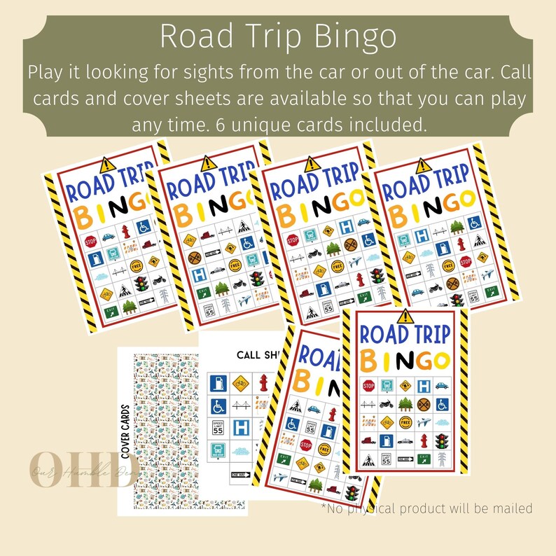 Road Trip Activity Bundle Printable, License Plate Game Printable, Car ...