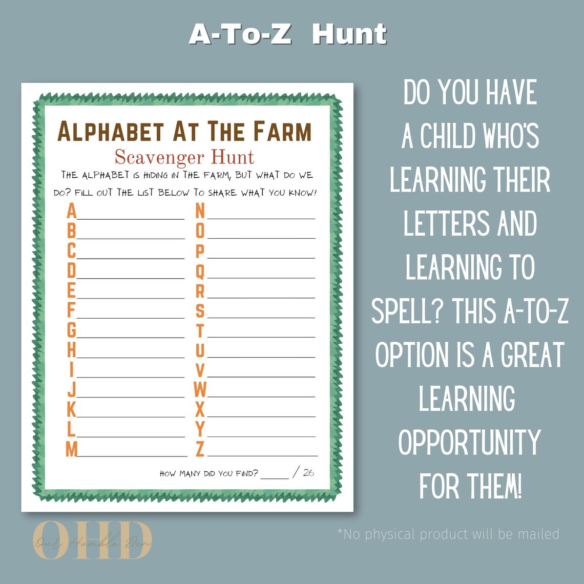 Farm Scavenger Hunt Bundle Printable Family Farm Trip - Etsy