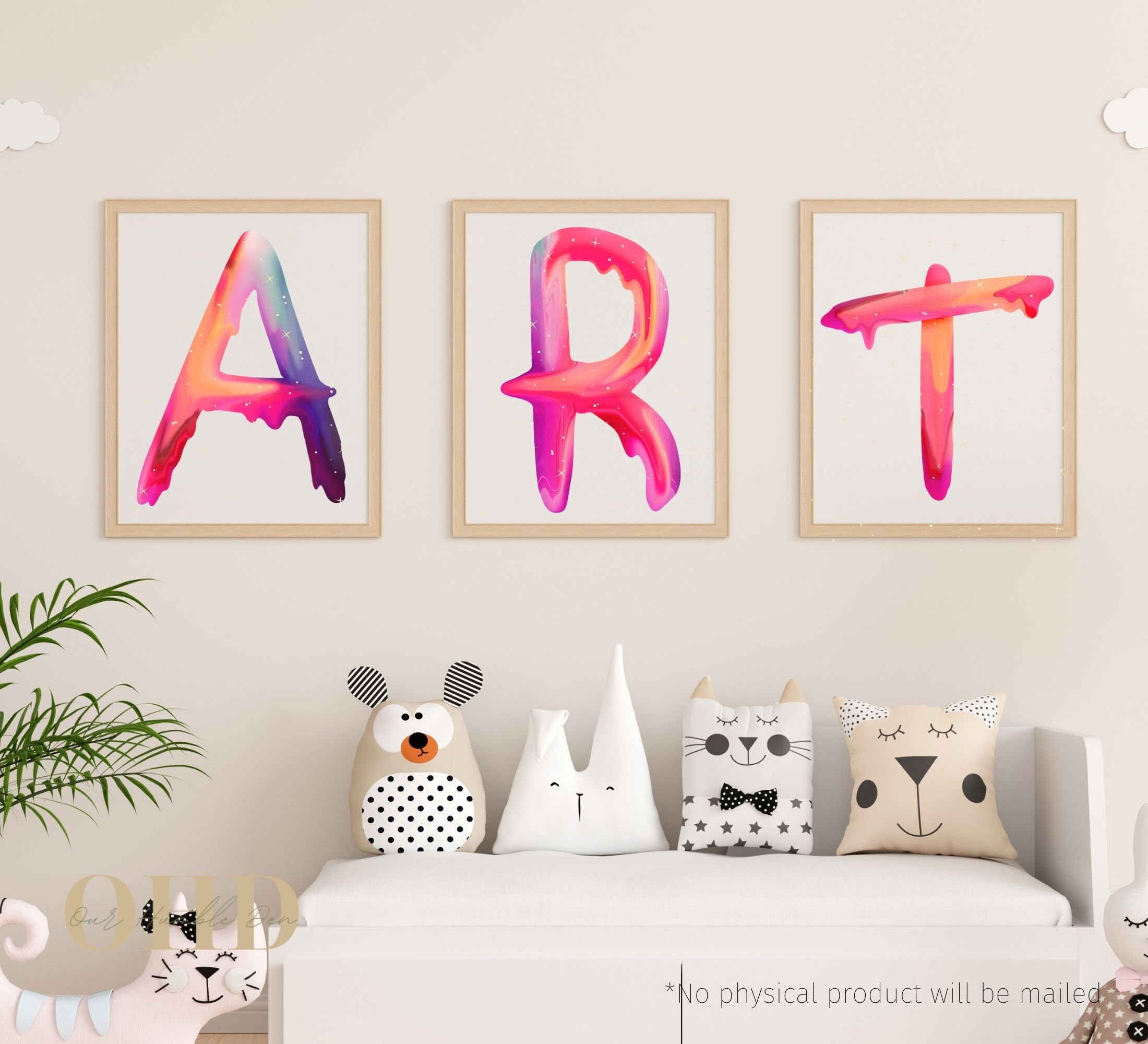 Set of 3 Art Room Printable, Homeschool Wall Art, Classroom Printable ...