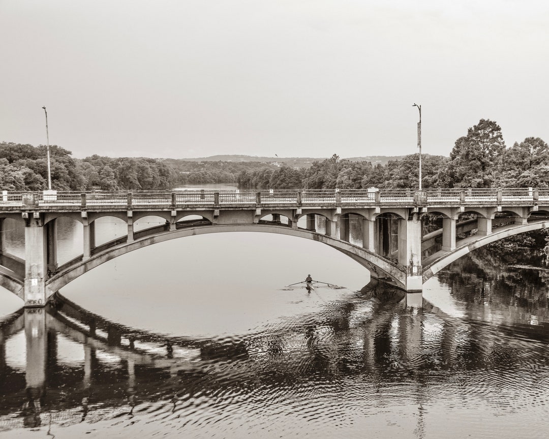 Rowing Under the Bridge - Etsy