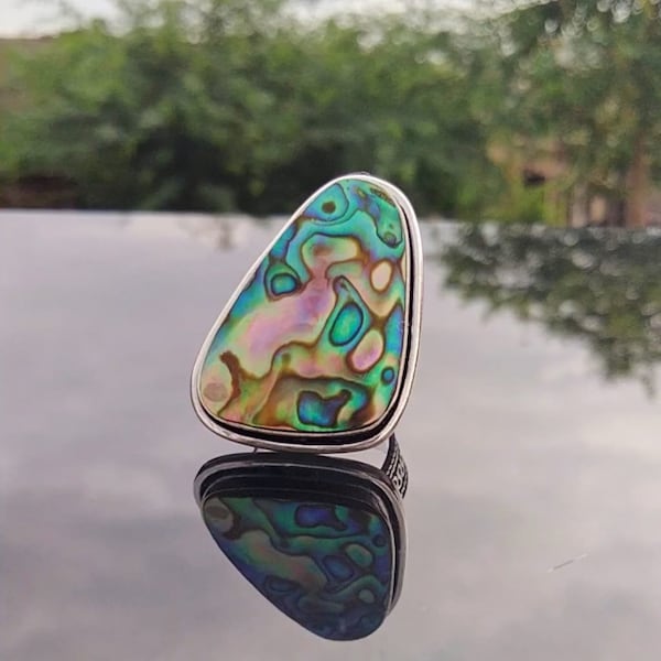 Abalone Ring - Etsy