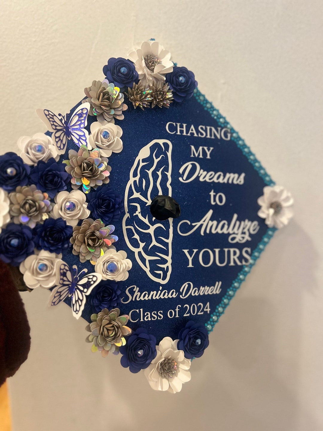 Custom Graduation Cap Topper / Graduation Cap Topper / Graduation Gift ...