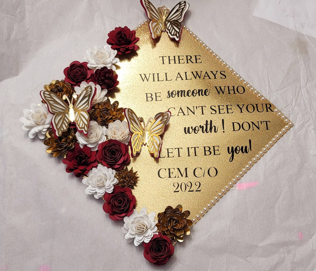 Graduation Cap Topper / Graduation Cap / Grads Cap / Class of 2022 - Etsy