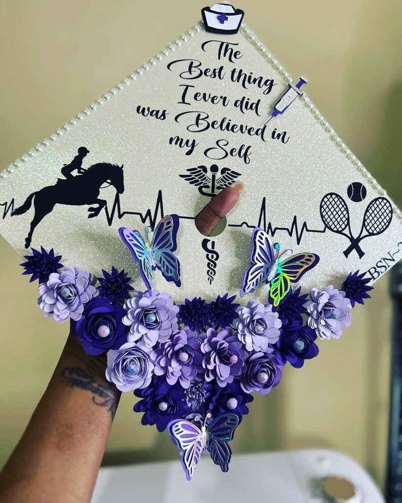 Custom Graduation Cap Topper/ Custom Cap / Graduation Cap - Etsy