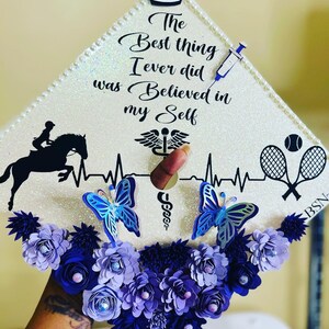Custom Graduation Cap Topper/ Custom Cap / Graduation Cap Topper ...