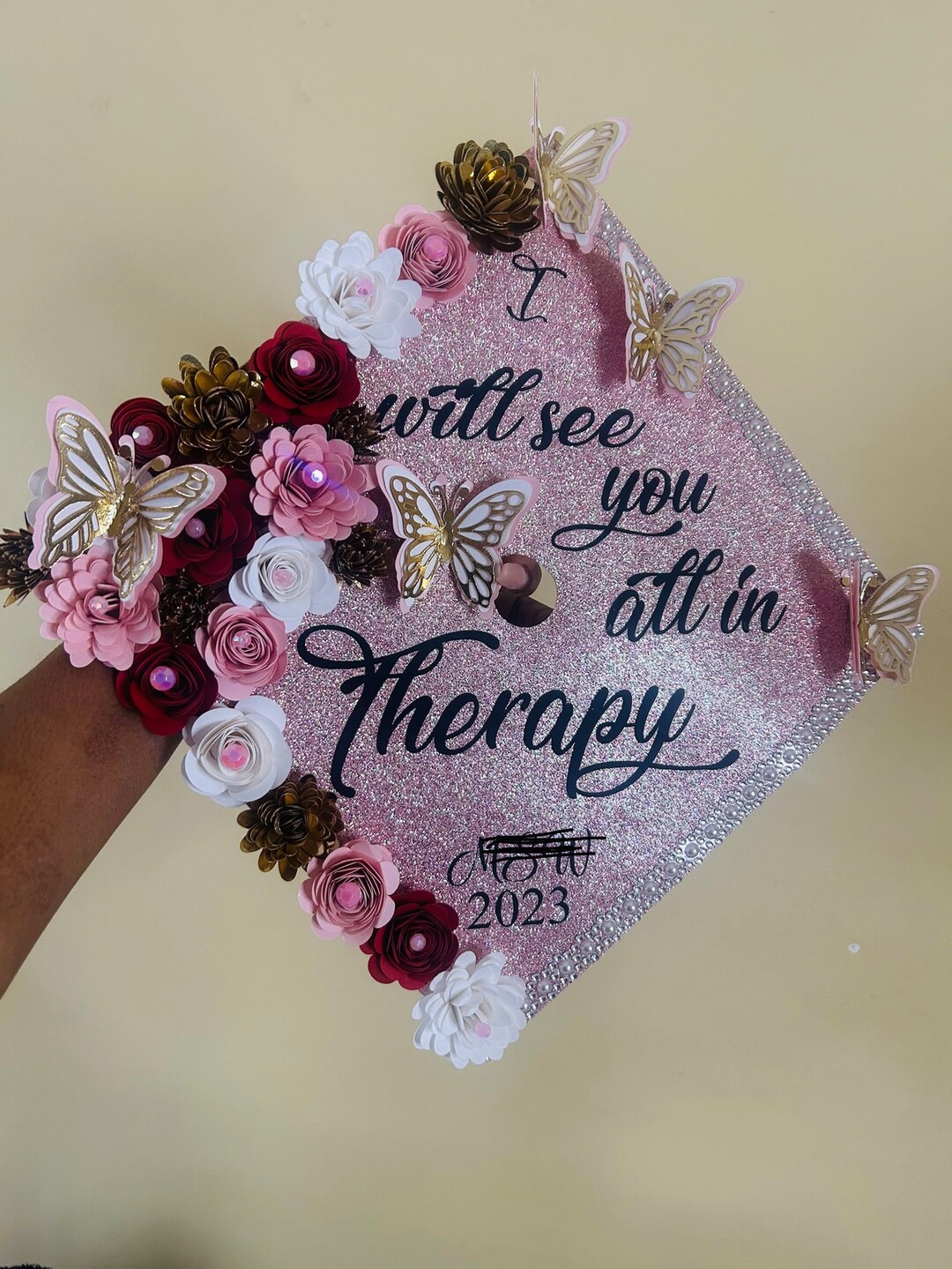 As is Cap / Custom Graduation Cap Topper/ Custom Cap / Graduation Cap ...