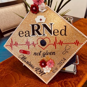 Custom Graduation Cap Topper/ Custom Cap / Graduation Cap Topper ...