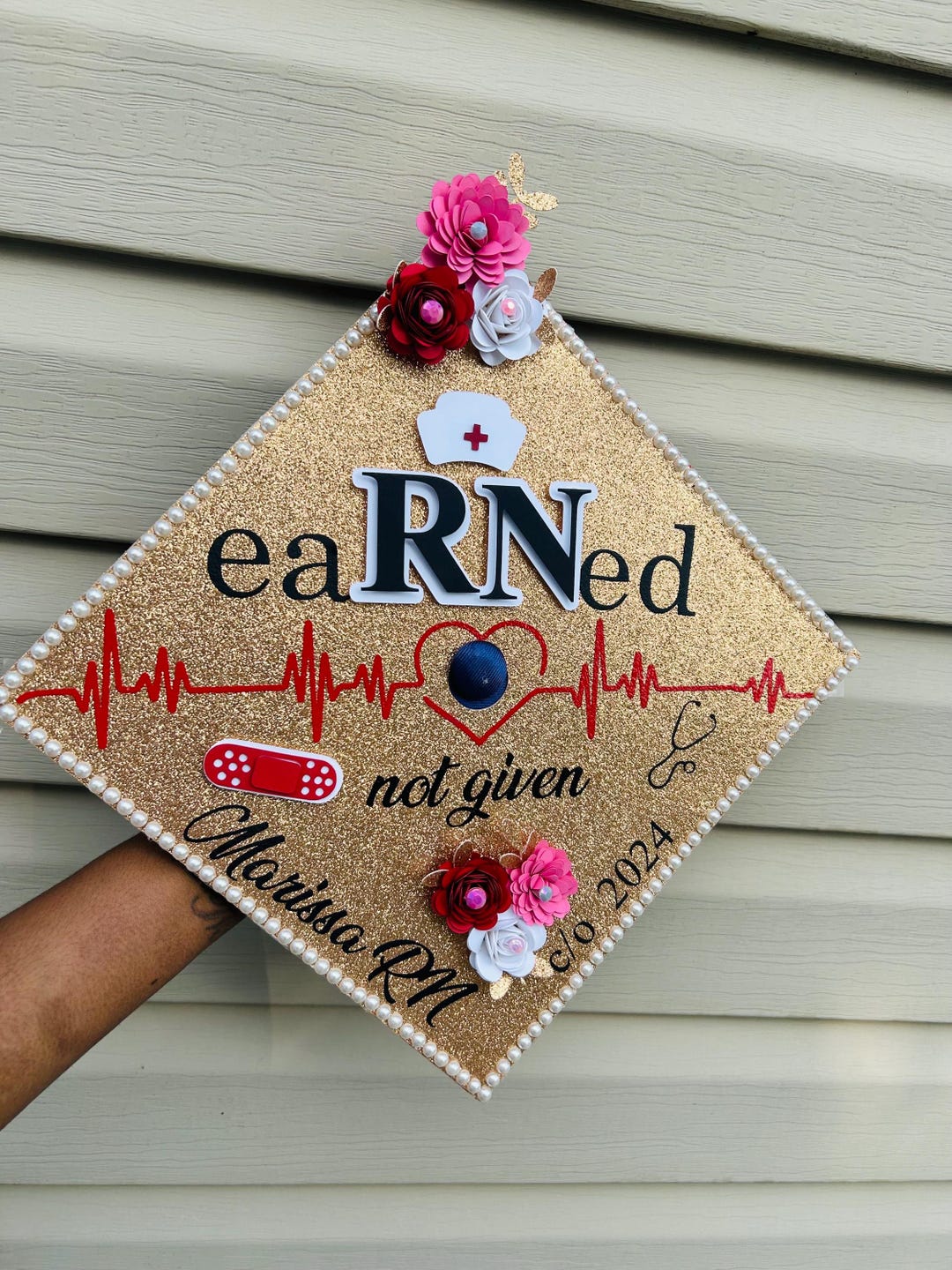Custom Graduation Cap Topper/ Custom Cap / Graduation Cap Topper ...
