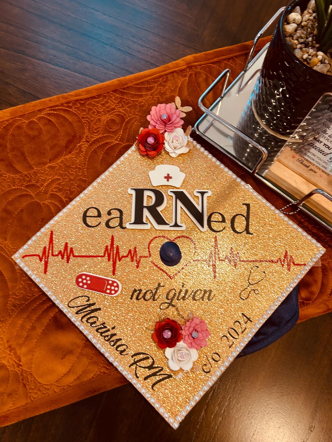 Custom Graduation Cap Topper/ Custom Cap / Graduation Cap Topper ...
