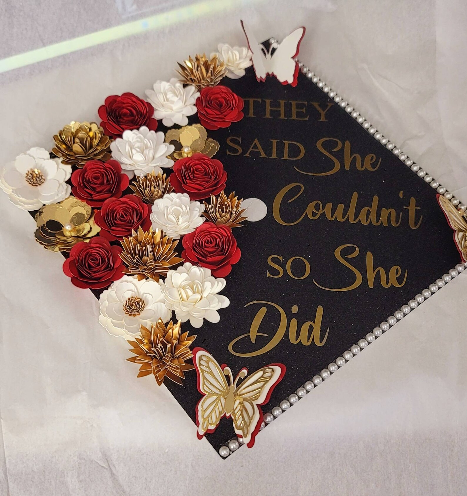 Graduation Cap Topper / Graduation Cap / Class of 2022 / College Grads ...