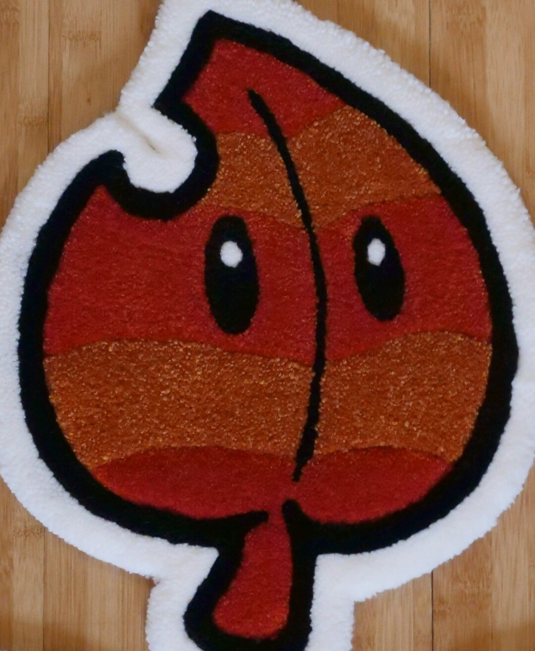 Tanooki Leaf Power up Custom Rug Hand Tufted - Etsy