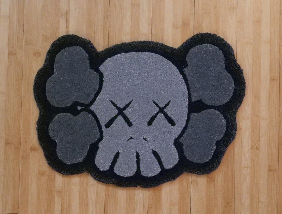 Kaws Skull Head Custom Rug Hand Tufted - Etsy