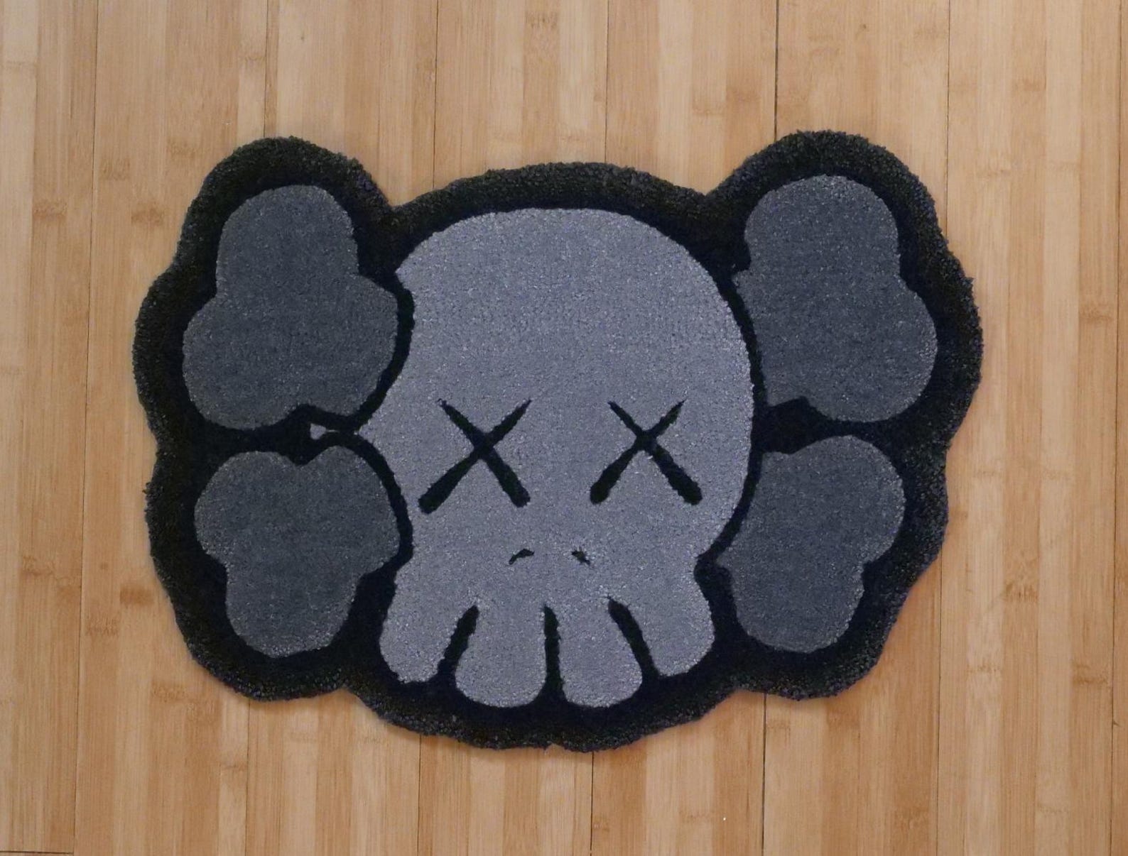 Kaws Skull Head Custom Rug Hand Tufted - Etsy