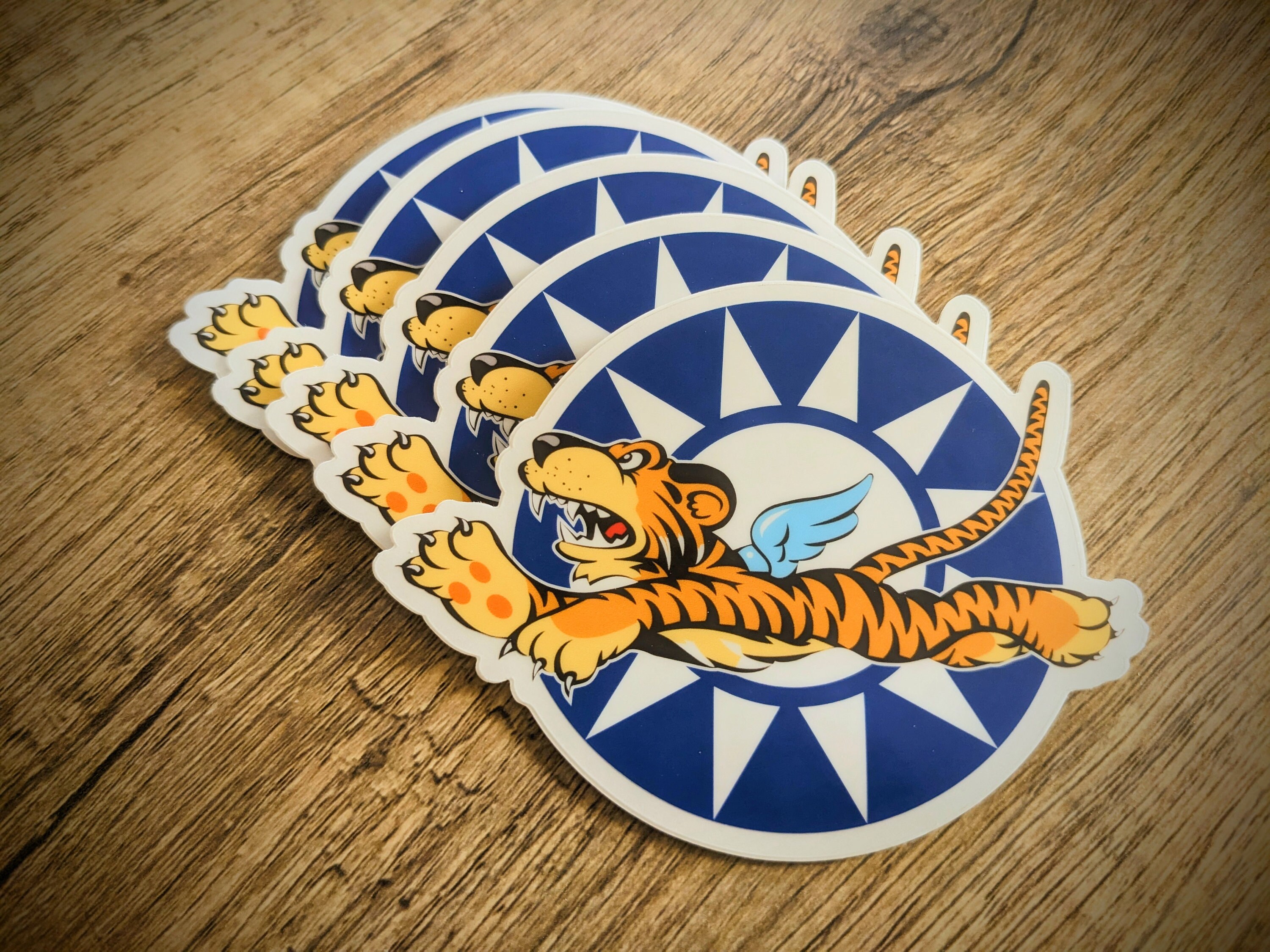 4 Flying Tigers High-quality Sticker - Etsy