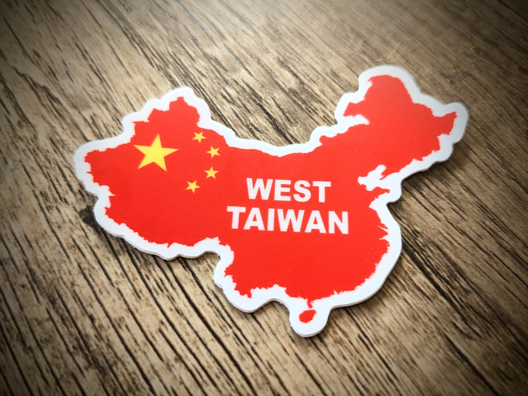 3" Wide West Taiwan High-quality Sticker - Etsy