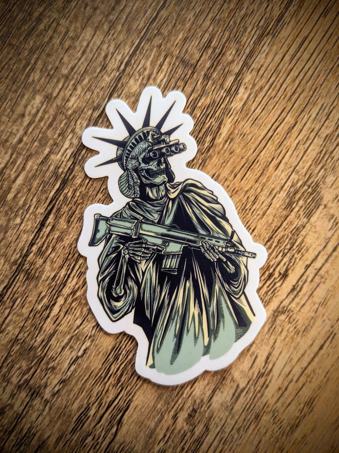 3" Tall Tactical Lady Liberty High-quality Sticker - Etsy
