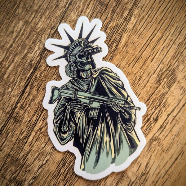 Lady Liberty Sticker - Etsy