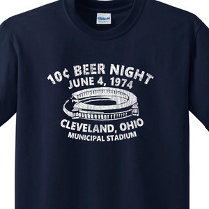 10 Cent Beer Night 1974 Cleveland Indians Municipal Stadium Vintage ...