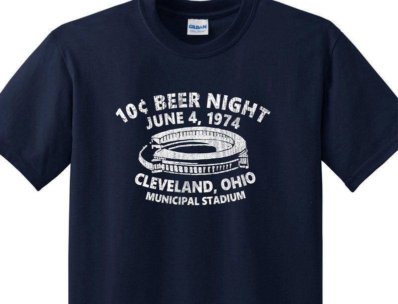 10 Cent Beer Night 1974 Cleveland Indians Municipal Stadium Vintage ...
