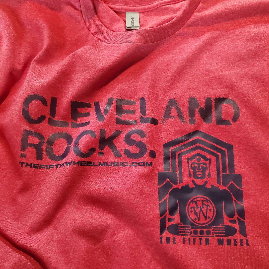 The Fifth Wheel CLEVELAND ROCKS T-shirt Bridge Guardians Tee Shirt Band ...