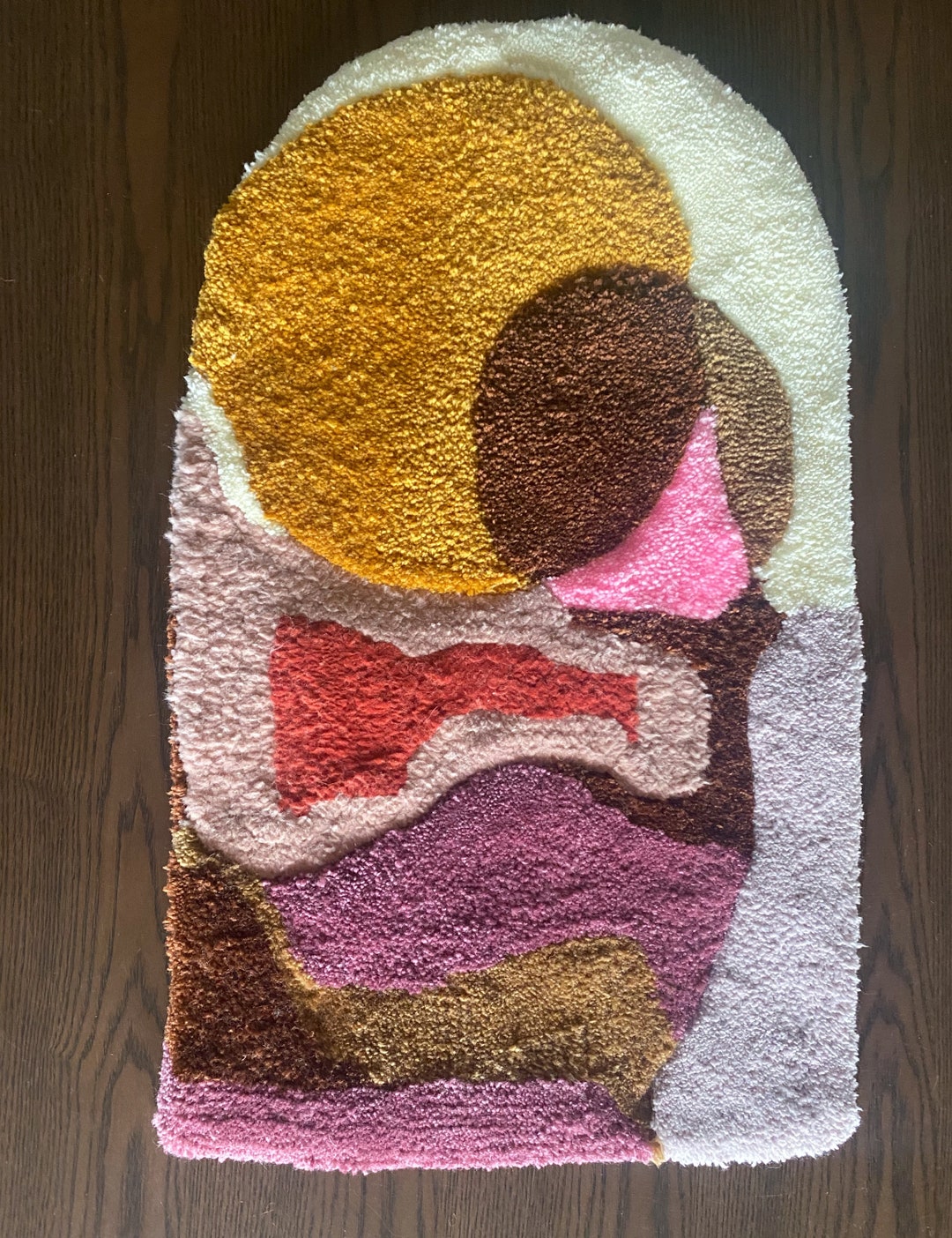 Tufted Landscape Wall Rug Arch - Etsy