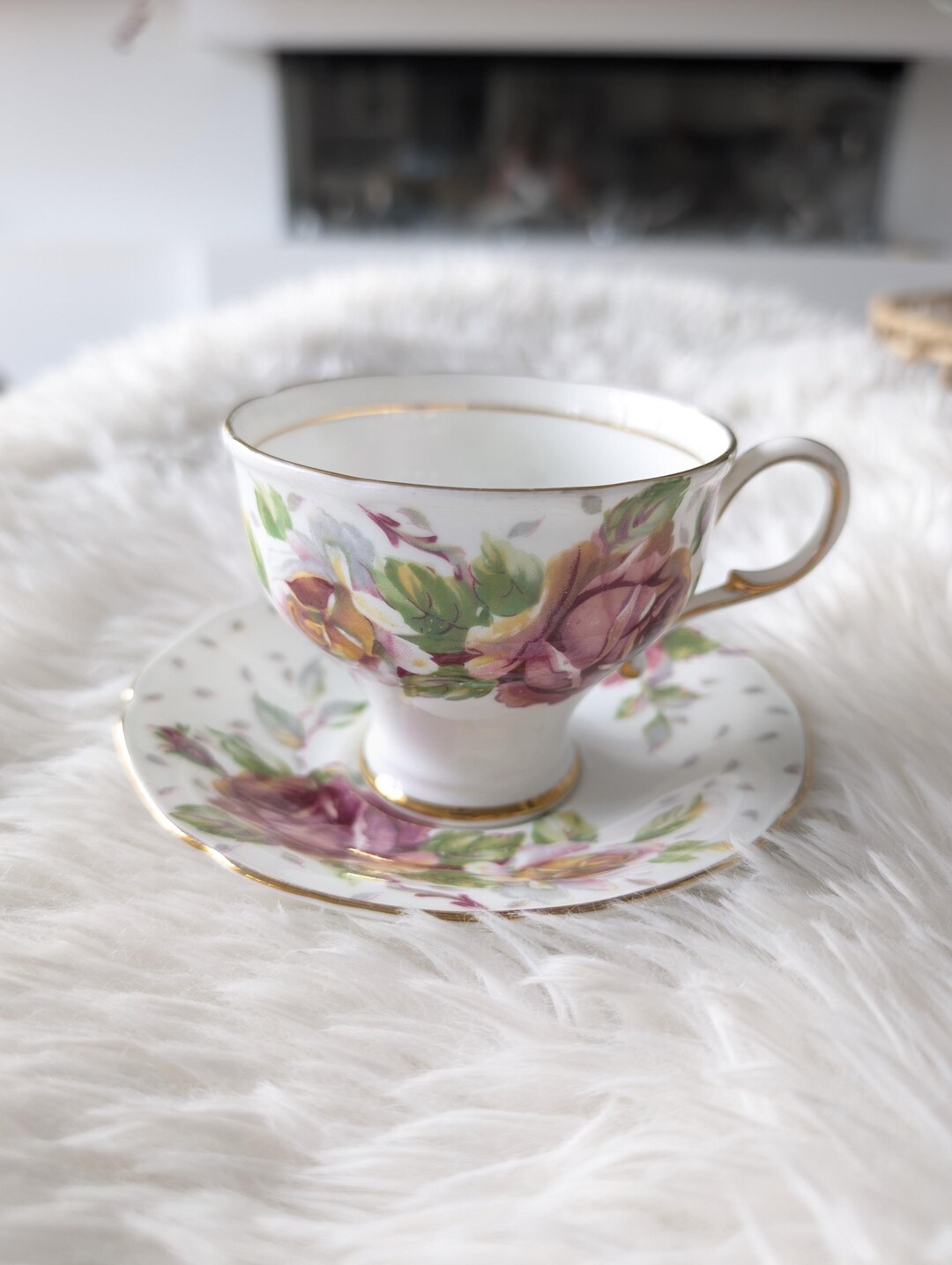 Paragon Double Warrant Teacup & Saucer "golden Emblem" - Etsy