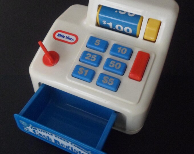 Vintage 1980's Little Tikes Cash Register - Etsy