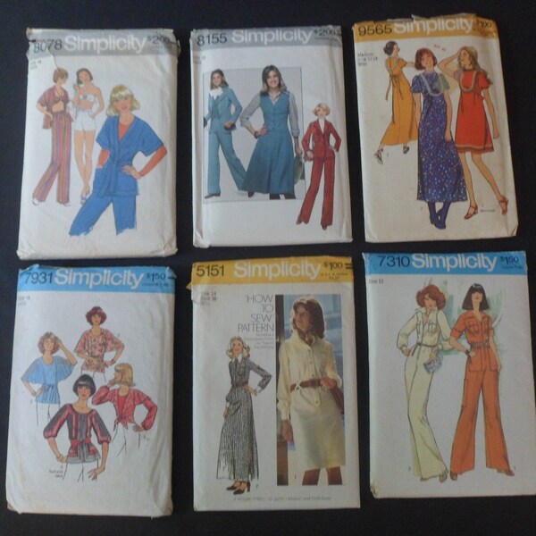 1970's Simplicity Patterns - Etsy