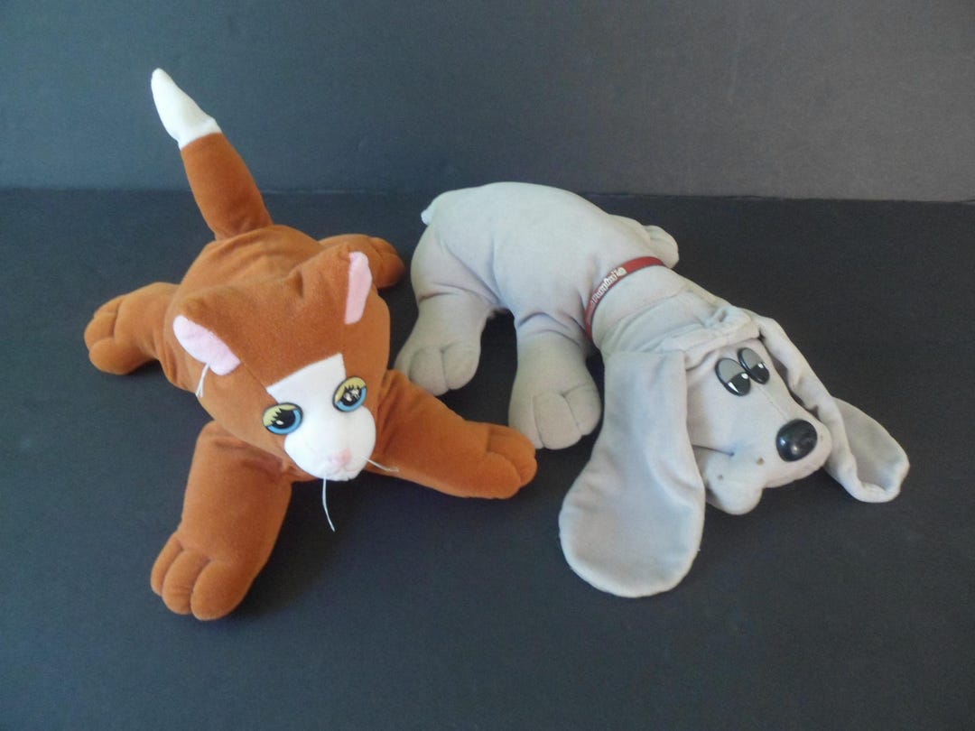 Vintage 1985 Tonka 18 Pound Puppy and 14 Pound Kitty Plush Animals - Etsy