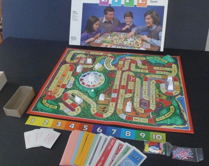 Vintage 1985 the Game of Life Board Game - Complete - Etsy