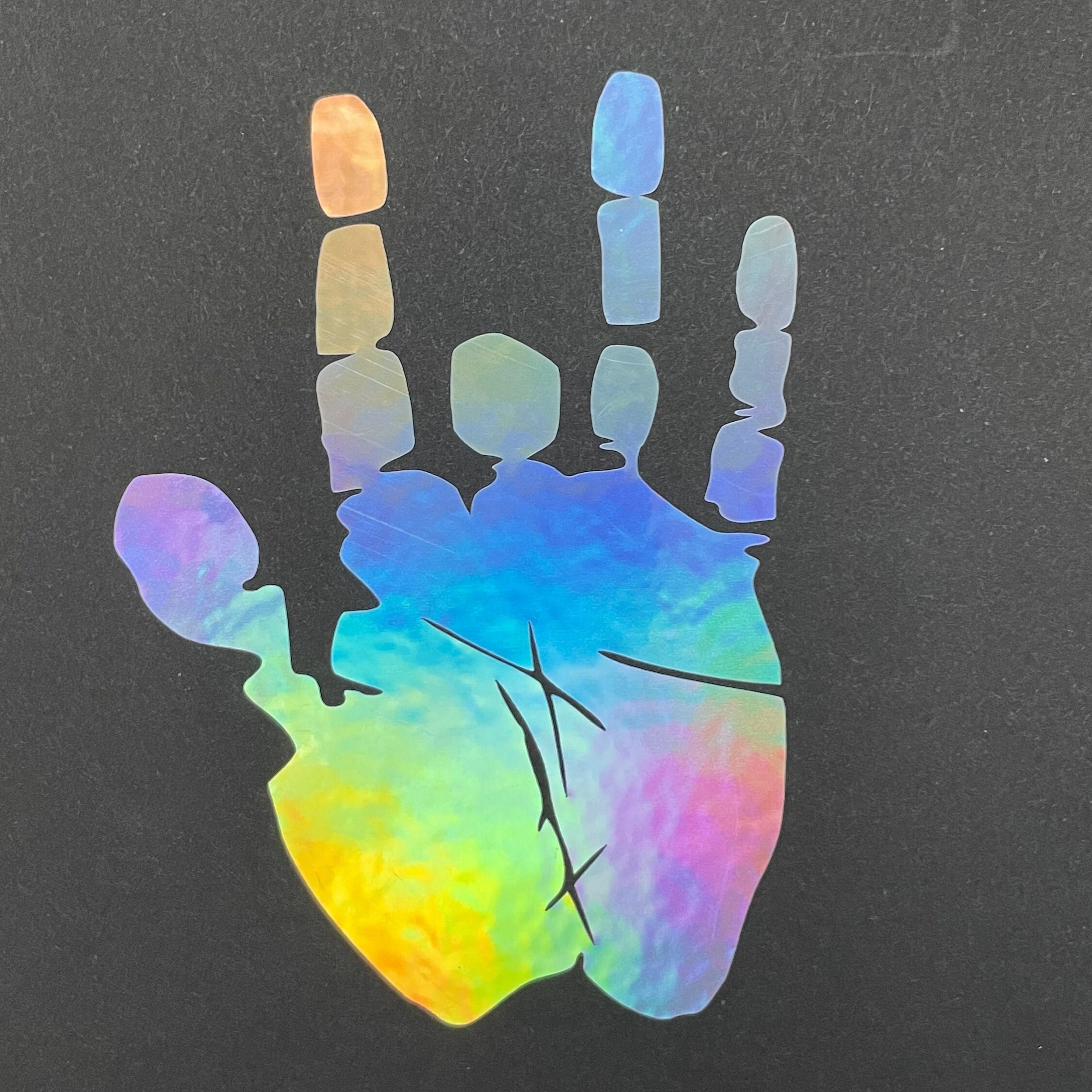 Jerry Garcia Handprint Decal - Etsy UK