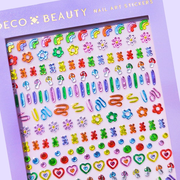 Jelly Nail Stickers - Etsy