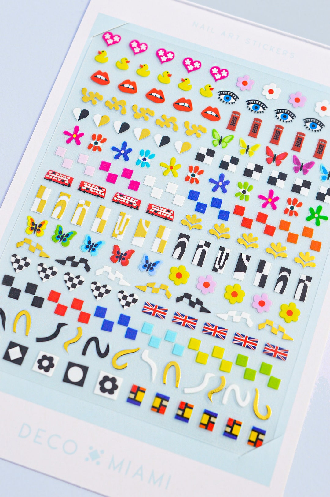 Mod london Nail Art Stickers - Etsy