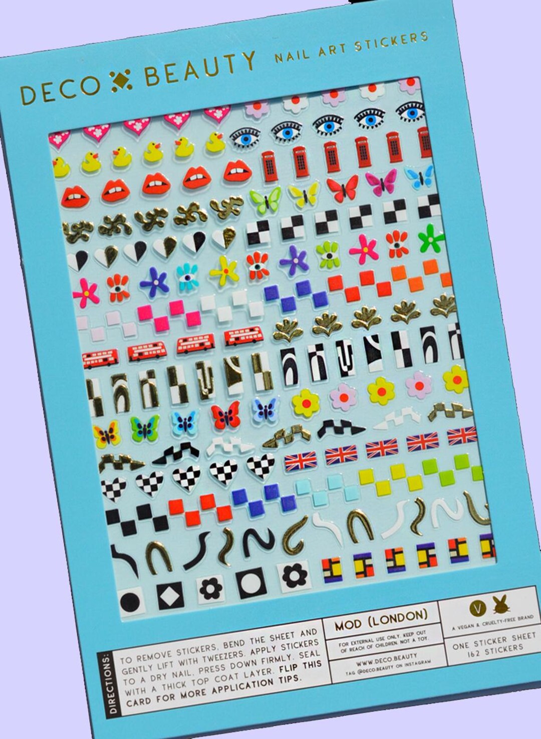 Mod (london) - Nail Art Stickers - Etsy