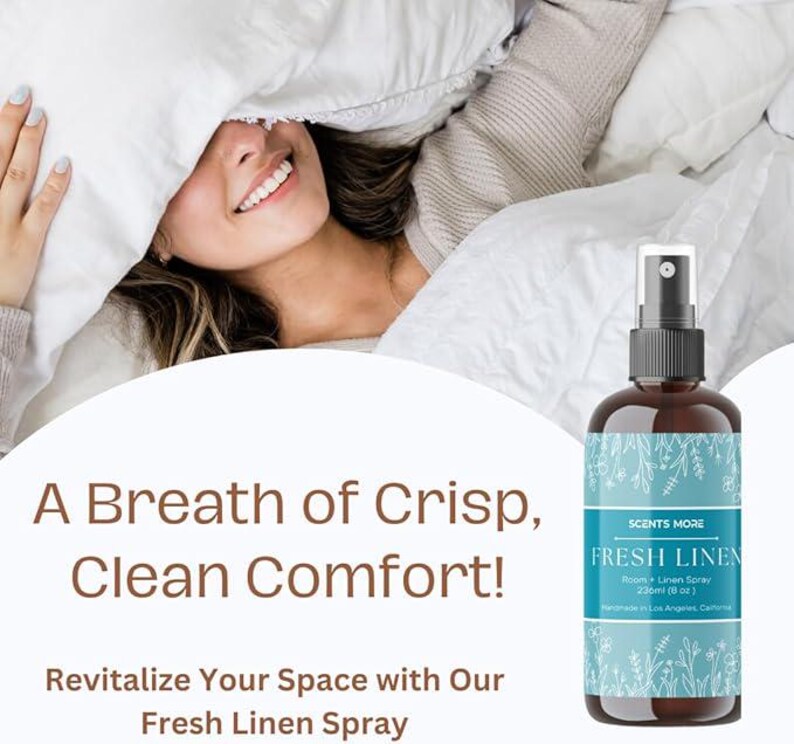 8oz Fresh Linen Scented Room & Linen Spray - Air Fresheners for Home - Etsy