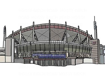 Cincinnati Reds Stadium Wall Art - Etsy