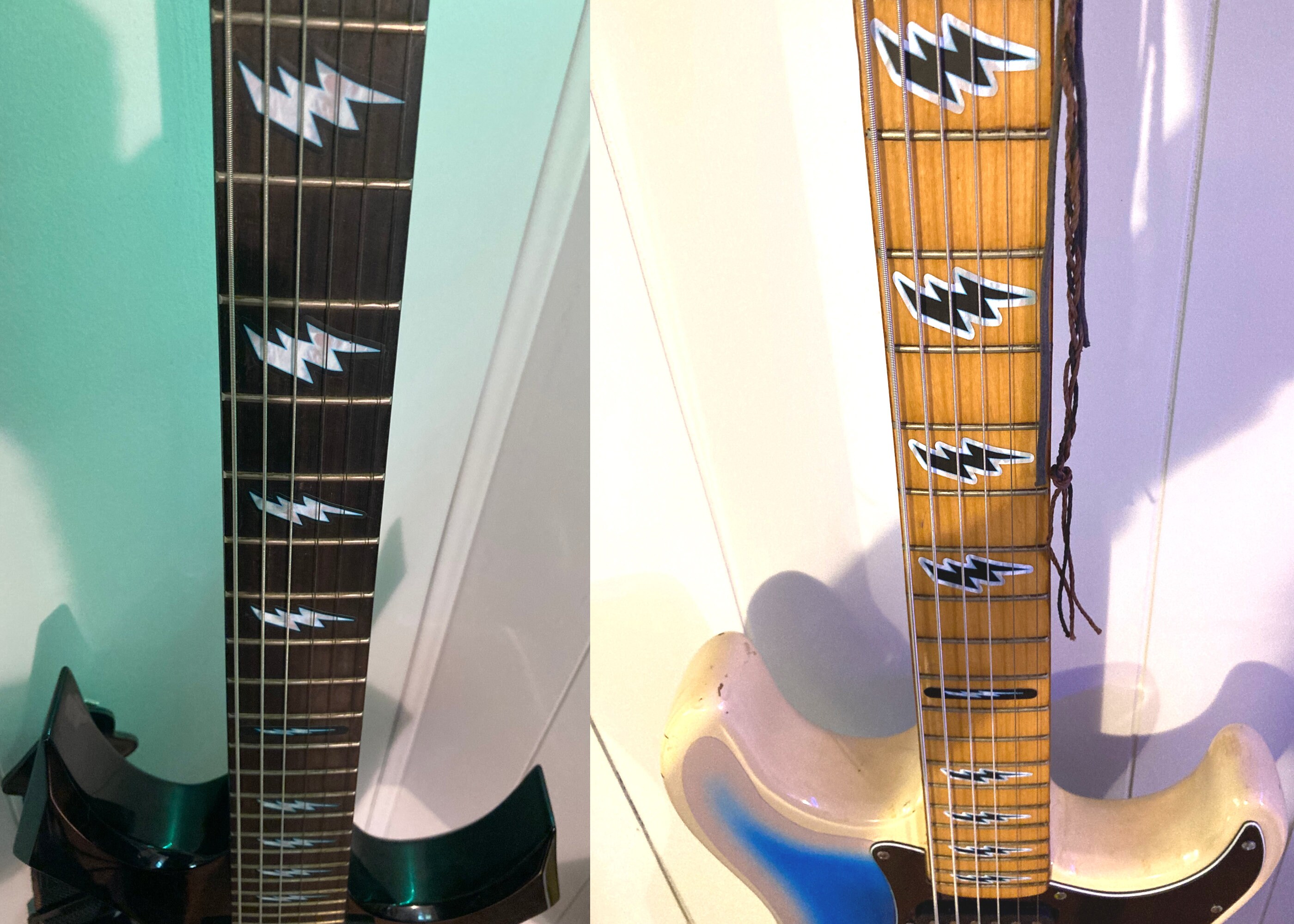 Lightning Bolt Fret Marker Decals 112 Pc Set for Gibson | Etsy