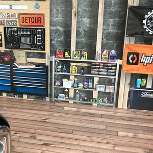 1/10 Scale RC Scale Garage Walls / Diorama / Backdrop - Decal Kit - for ...